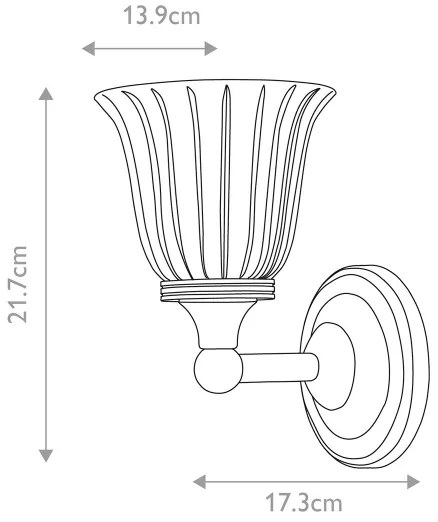 Elstead BATH-AUSTEN1-PC - LED Koupelnové svítidlo AUSTEN 1xG9/3W/230V IP44
