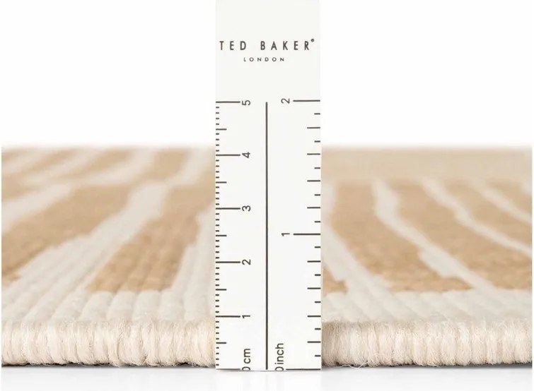 Krémový/v přírodní barvě kulatý vnitřní a venkovní koberec ø 160 cm Haringey Bounds – Ted Baker
