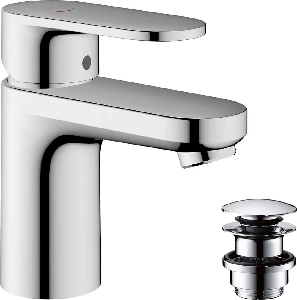 Hansgrohe Vernis Blend - Umyvadlová baterie s výpustí Push-Open, CoolStart, chrom 71598000