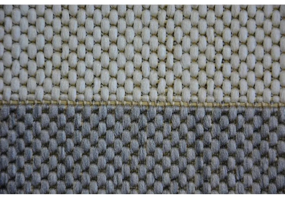 Kusový koberec Pruhy šedý 140x200cm