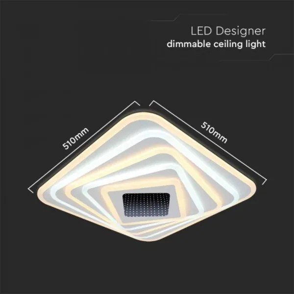 LED Stmívatelné stropní svítidlo LED/150W/230V 3000-6500K + DO