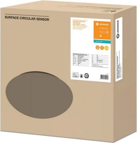 LED svítidlo LEDVANCE Surface Circular 400mm 24W/3000K teplá bílá IP44 s pohybovým čidlem