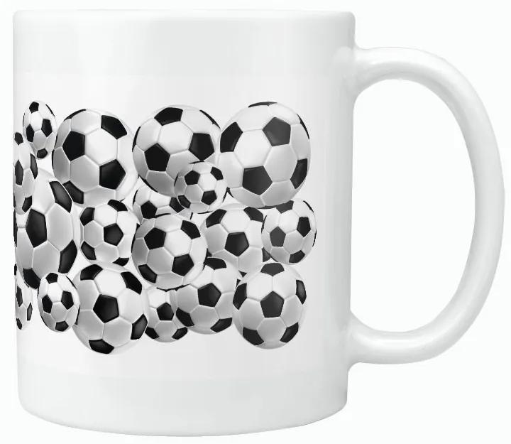 Hrnek Fotbalové míče (Náplň hrníčku: Žádná)
