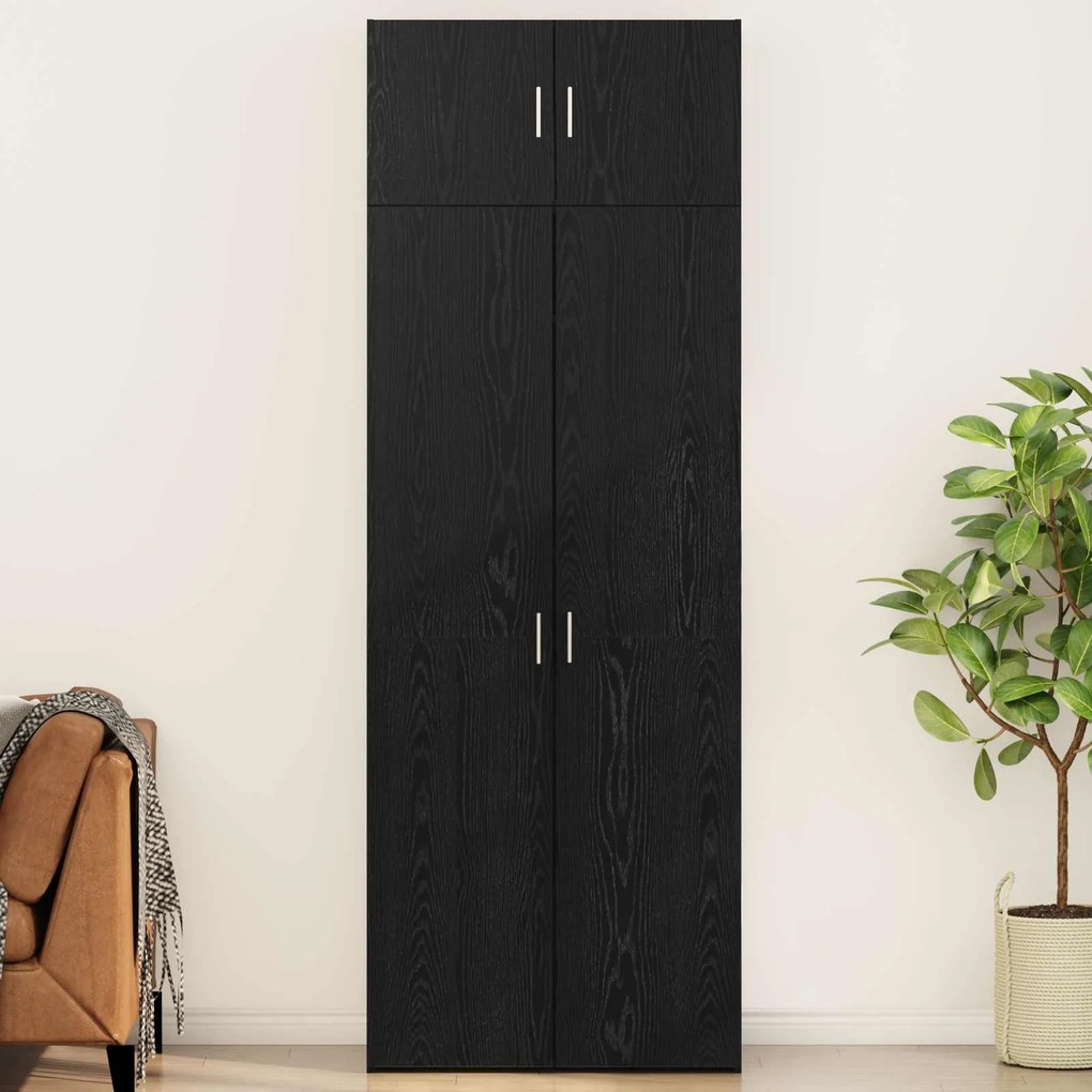 Úložná skříňka 3 ks Černý dub 80 x 42,5 x 225 cm 3394517