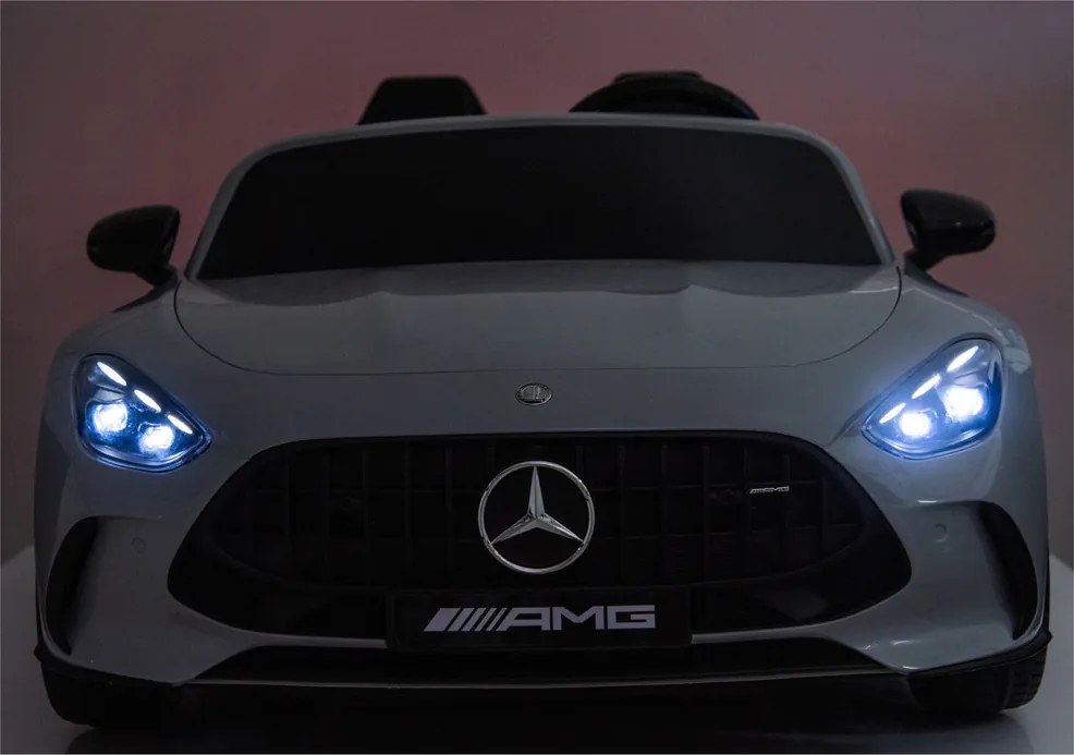 LEAN CARS Akumulátorové vozidlo Mercedes AMG DK-GT63 24 V, světle šedé