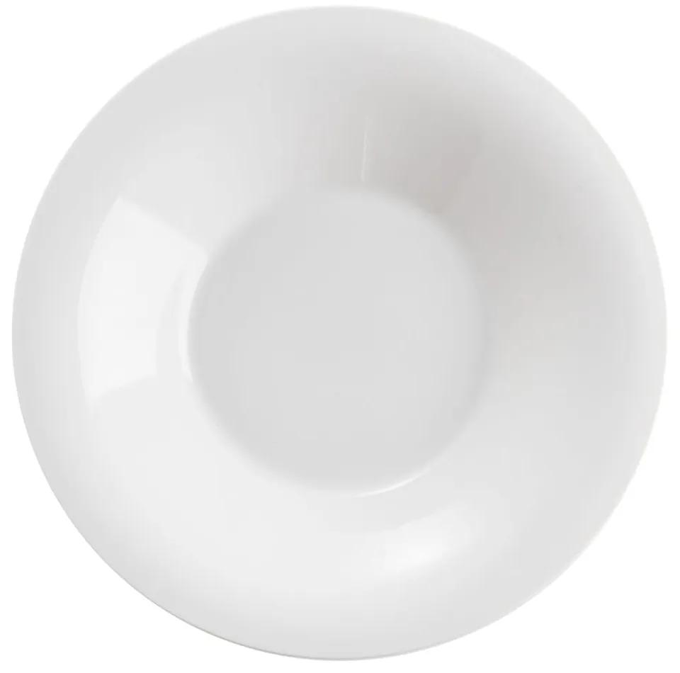 Bílý hluboký talíř Brandani Panna Montata, ø 22,5 cm