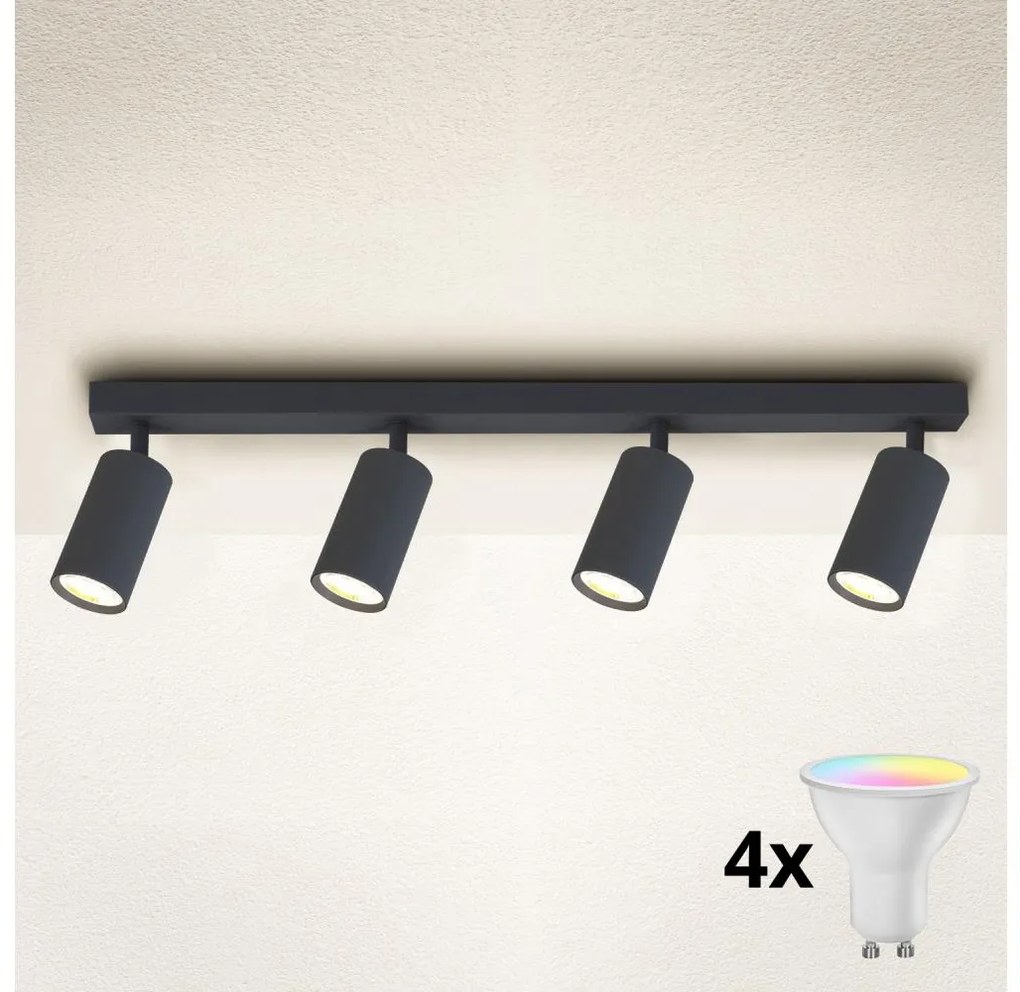 Brilagi - LED Stmívatelné bodové svítidlo SELE 4xGU10/6,5W/230V antracit