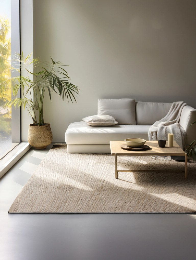 Hanse Home, Kusový koberec Handloom 105961 Dhaka Beige, 120x170, béžová, chodba / předsíň