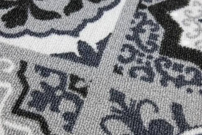 Protiskluzový koberec PATCHWORK 19 New šedý