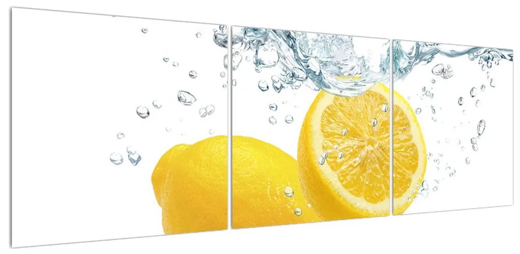Obraz citrónů (150x50 cm)