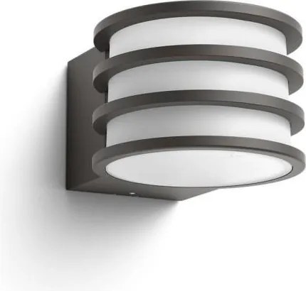 PH 17401/93/P0 Hue White Venkovní nástěnné svítidlo Philips Lucca 17401/93/P0 antracitové, 2700K - PHILIPS HUE (915005561201)
