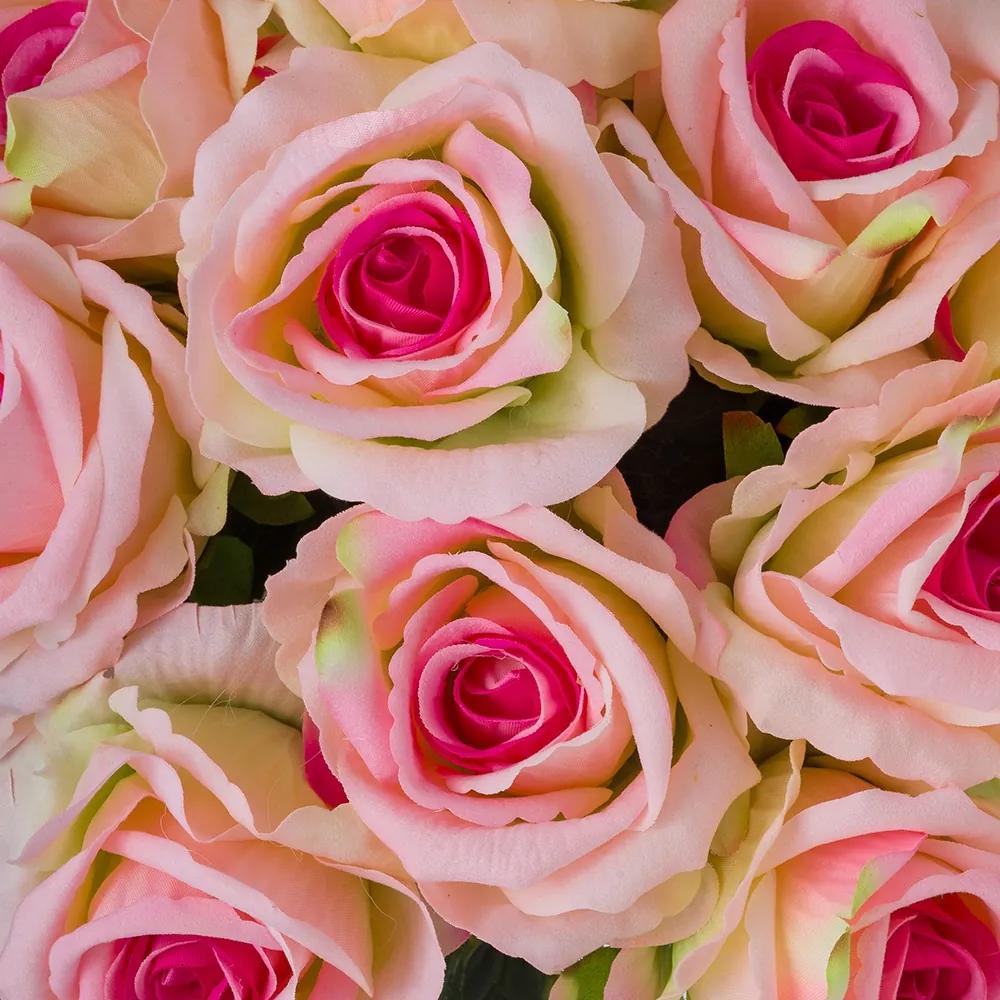 Dokonalá sametová růže LILI bílorůžová. Cena je uvedena za 1 kus.