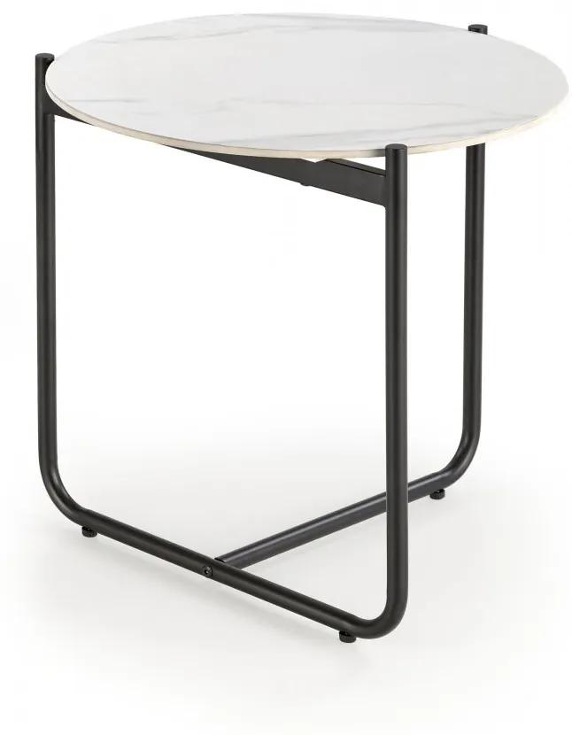 Konferenční stolek- ACUNA S- Bílý mramor