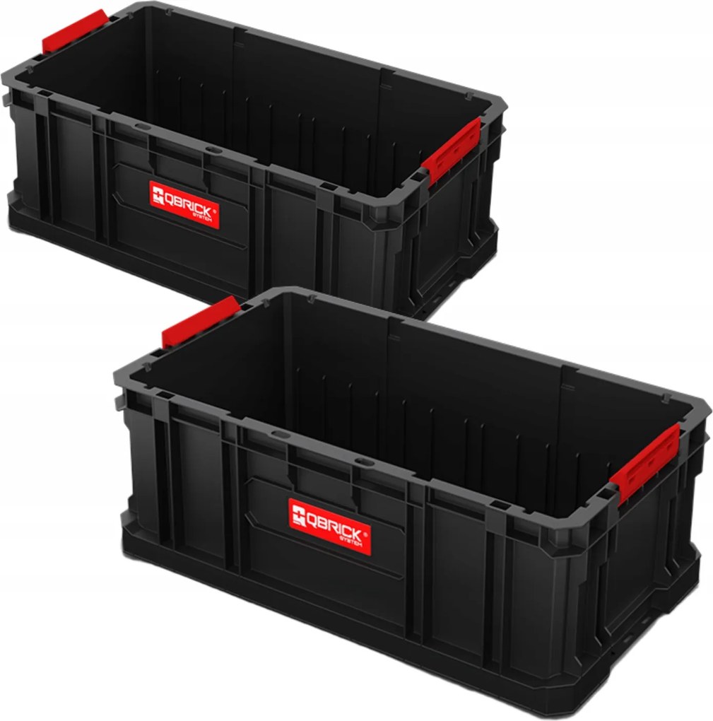 Qbrick System Two Box 200 koš, organizér, modulární box na nářadí x2