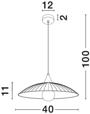 Lustr na lanku Shell