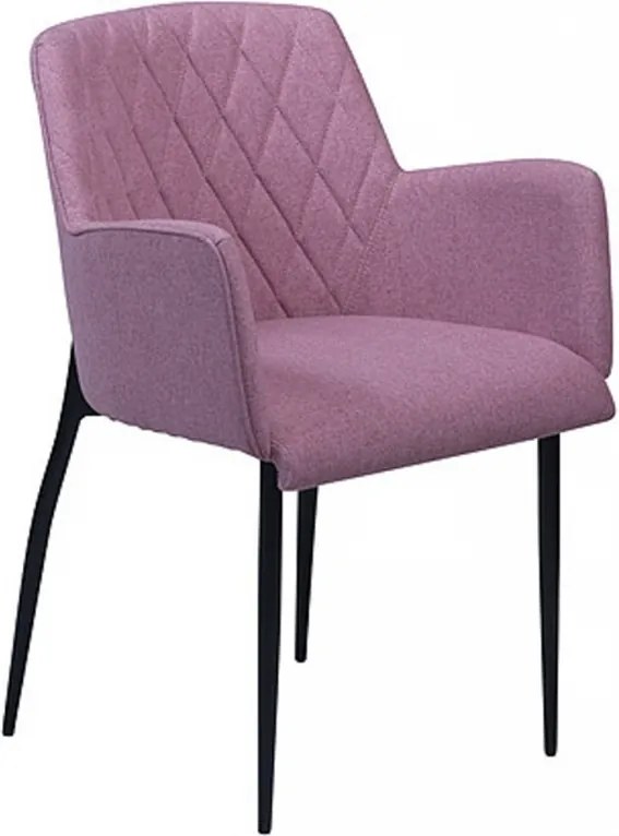 Židle DanForm Rombo, růžová látka