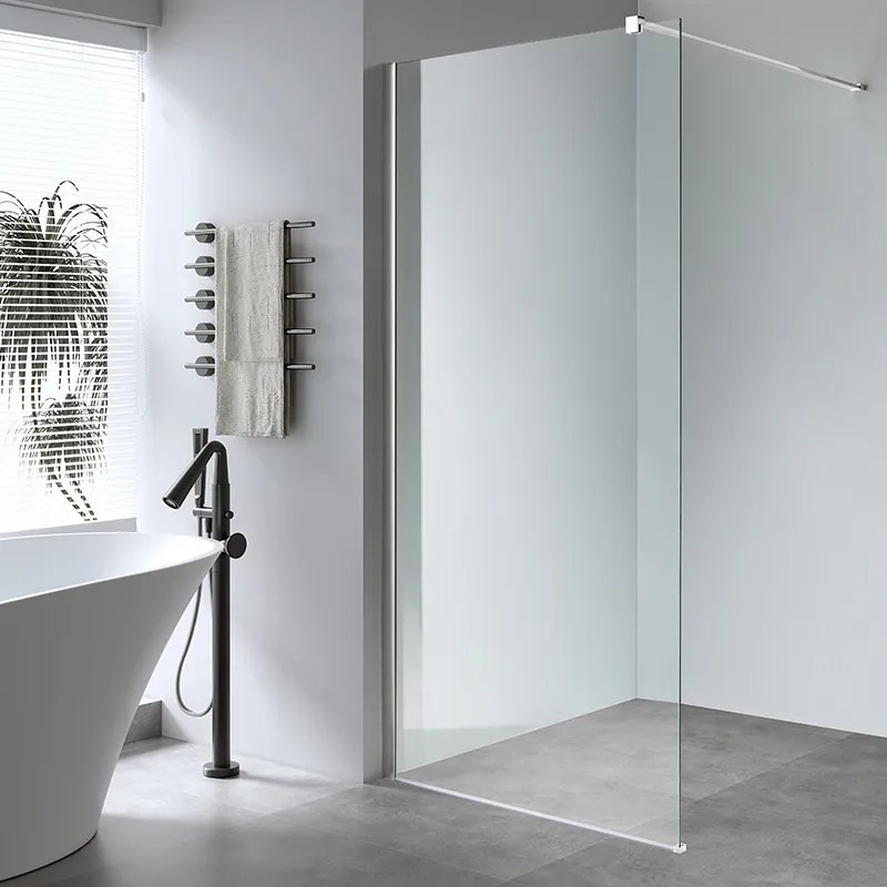 BPS-koupelny Sprchová zástěna Walk-in HYD-WI07 120 chrom - bez vaničky