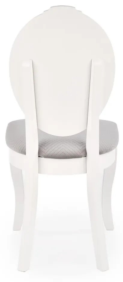 Jídelní židle Velo 1, šedá / bílá