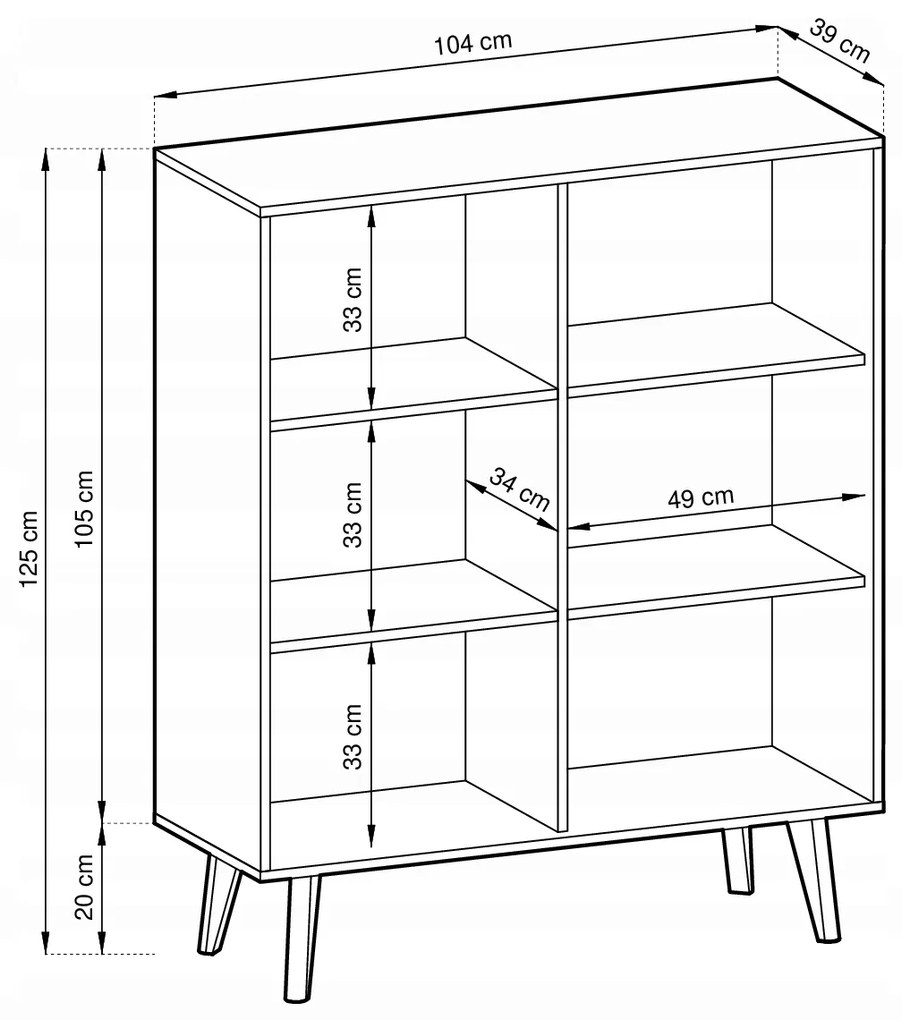 Piaski Komoda Willow KD104