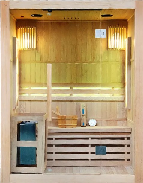 BPS-koupelny Finská sauna Relax 150x120, 3-4 osoby