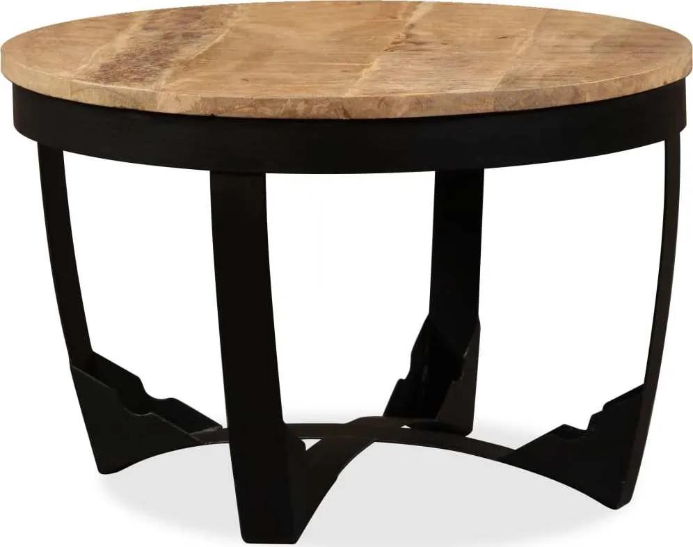 vidaXL Konferenční stolek hrubé mangovníkové dřevo 60 x 40 cm [244673]