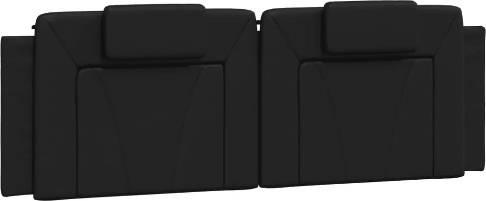 Postel Viana s matrací černá 160 x 200 cm umělá kůže 3208803