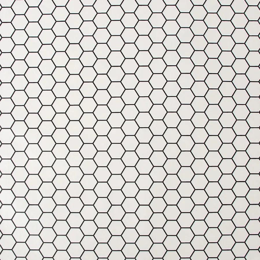 Koupelnová vliesová tapeta s hexagony 112650 | Lepidlo zdarma
