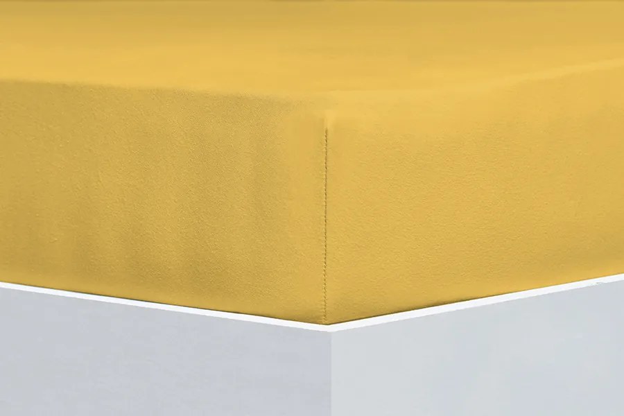 Prostěradlo Florella Fein Jersey 55 Sonne, 140-160x200 cm