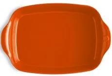 Emile Henry ULTIME zapékací mísa obdélníková 42,5x28x8,5 cm, barva oranžová Toscane 769654