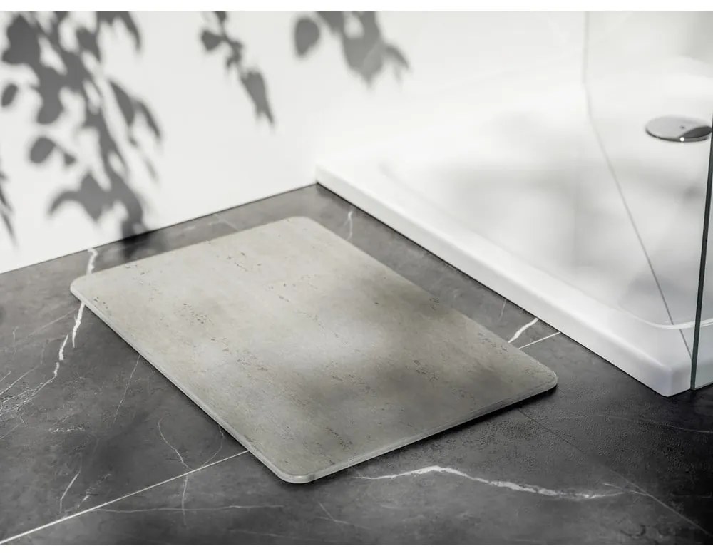 Světle hnědá koupelnová předložka z křemeliny 39x60 cm Puna – Wenko