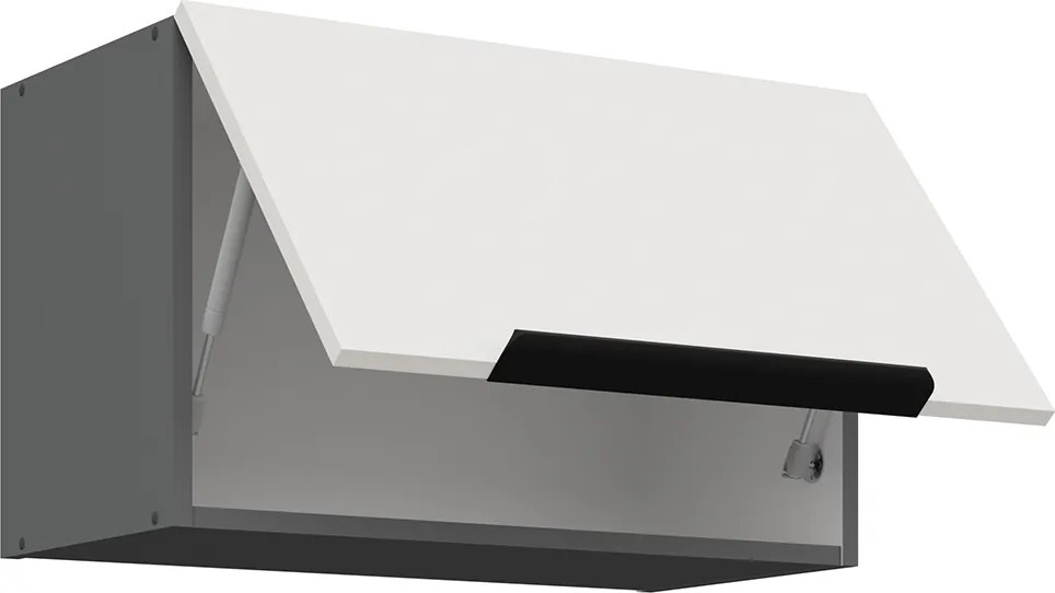 ARIA aw | horní skříňka 60 GU-36 1F výklopná | 60 cm | ANTI FINGERPRINT povrch | antracit/bílá