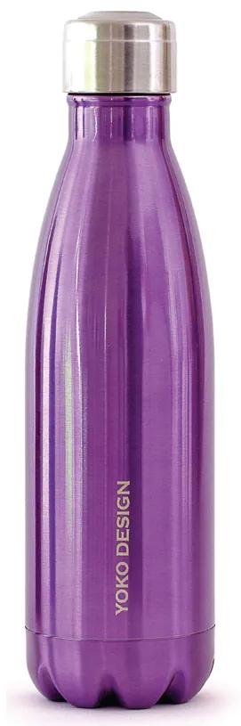 Yoko Design Isothermal Bottle termolahev 500ml fialová lesklá