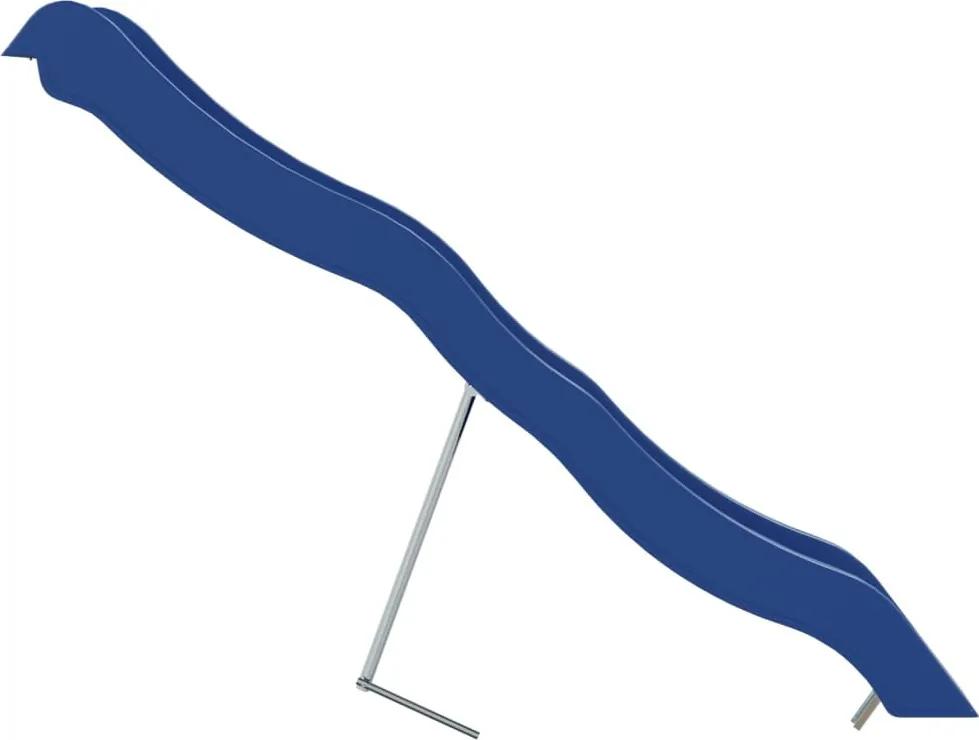 vidaXL Skluzavka modrá 210 x 40 cm polypropylen [833278]