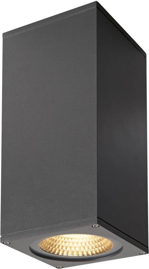 LA 234505 BIG THEOWALL venkovní nástěnné svítidlo 2x17,5W LED 3000K Flood up/down antracit - BIG WHITE (SLV)