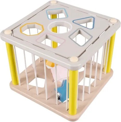 Montessori dřevěná vkládací kostka Kruzzel 22885