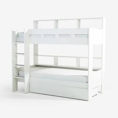 Patrová postel SILK 90x200 bílá