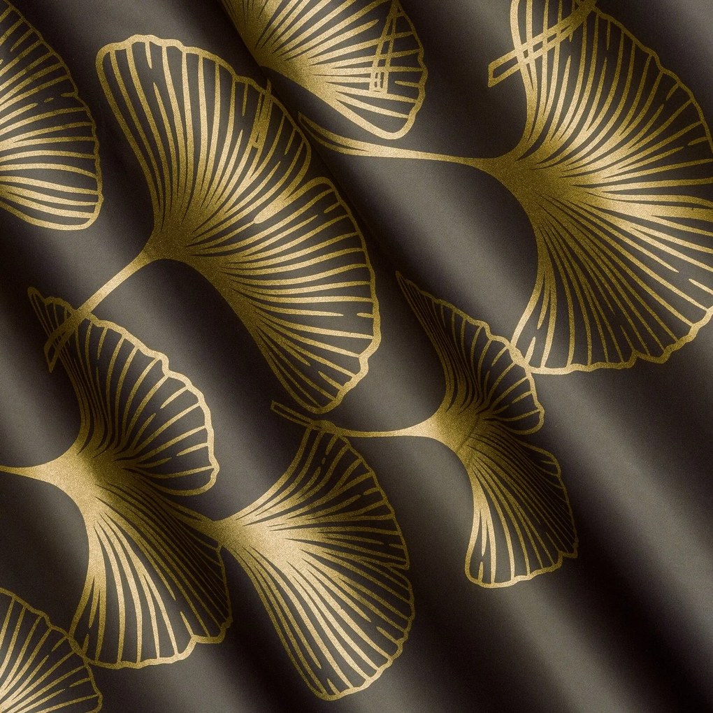 ZATEMŇOVACÍ ZÁVĚS NA KROUŽCÍCH HARMONY 140X250 CM HNĚDÁ