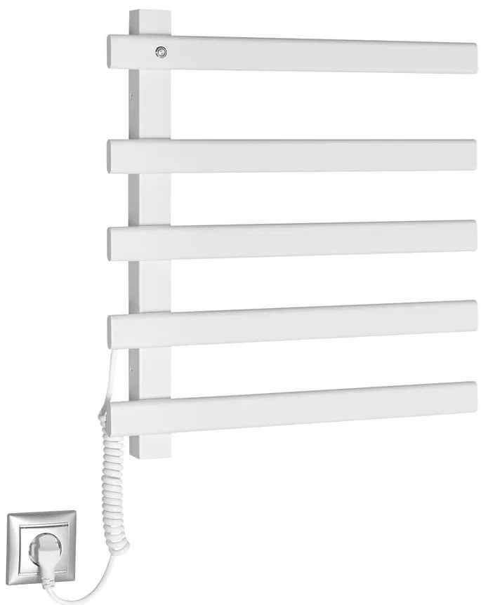 Sapho Elcor elektrický sušák ručníků 480 x 520 x 50 mm 85W bílá EB520