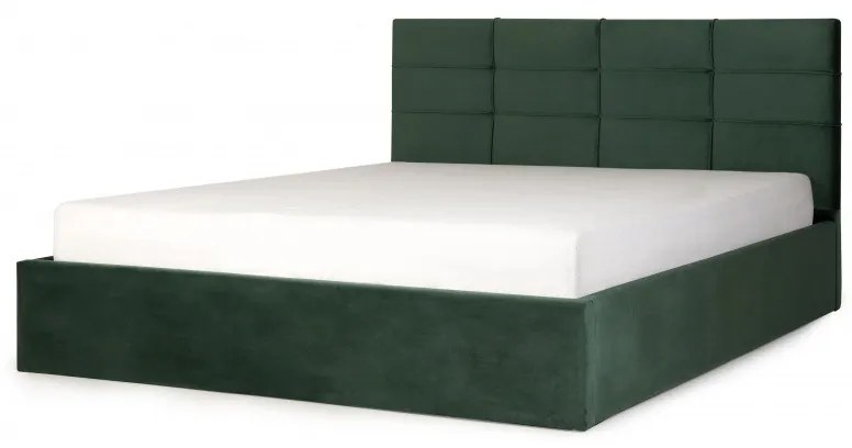 Hector Čalouněná postel Calabria 160x200 dvoulůžko - zelené