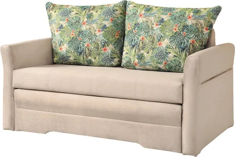 Pohovka City, béžová (fantasy velvet 312/Jungle white)