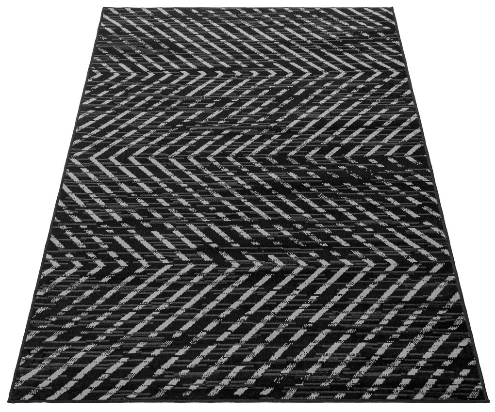 Ayyildiz Kusový koberec BASE 2810, Černá Rozměr koberce: 120 x 170 cm