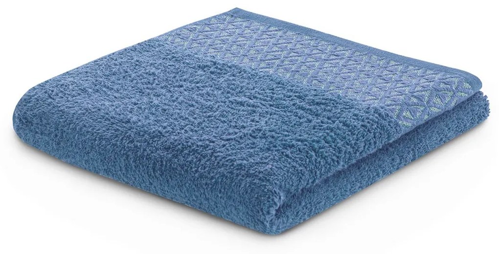 Bavlněný ručník DecoKing Andrea modrý