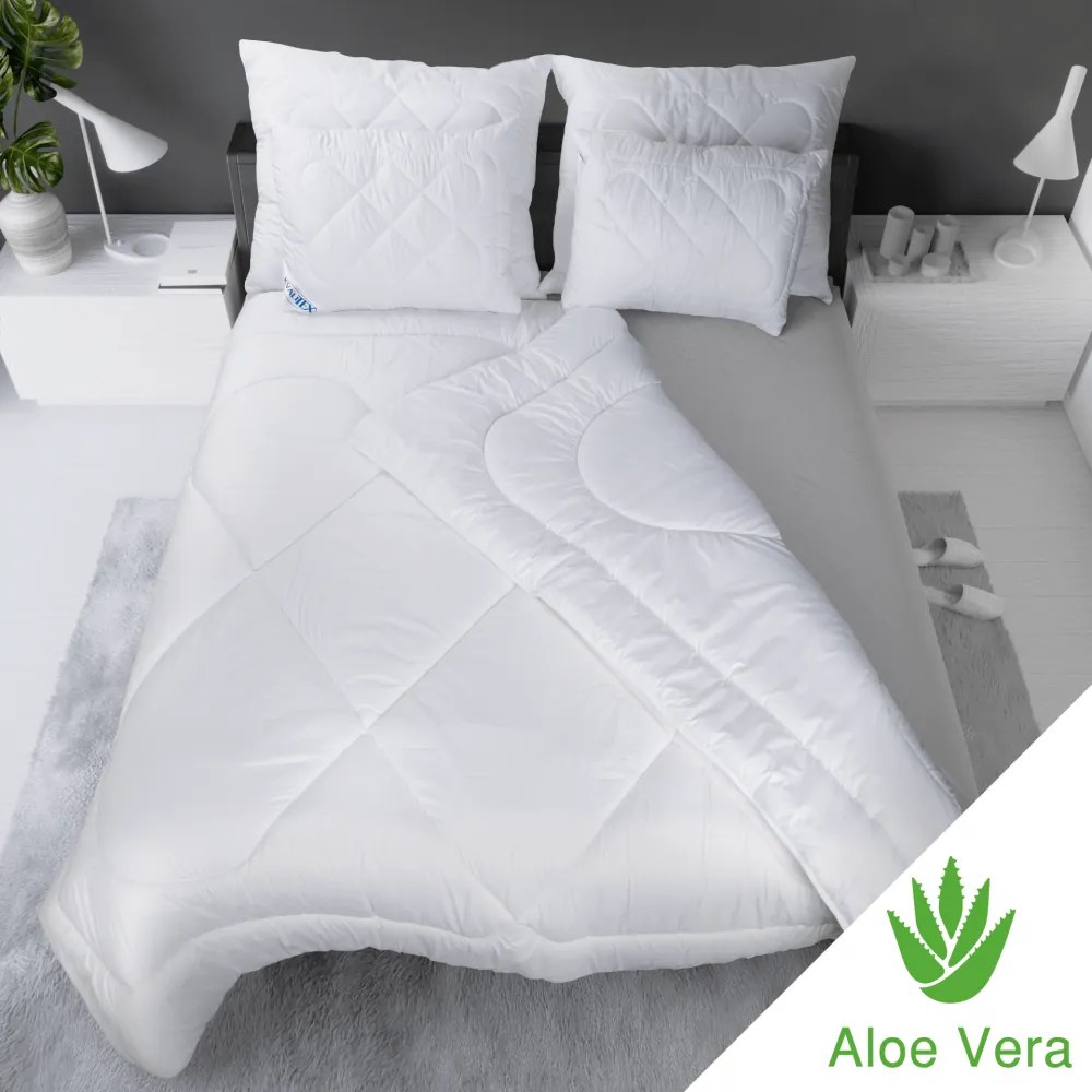 Kvalitex Francouzská prodloužená přikrývka ALOE VERA zimní 240x220cm