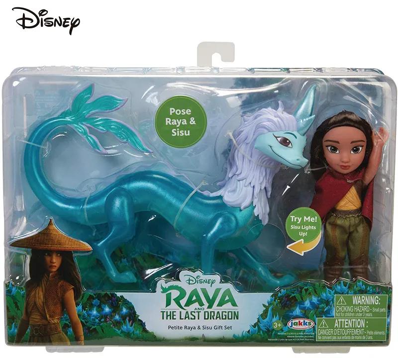 Raya poslední drak -  figurka Raya a svítící figurka jejího draka