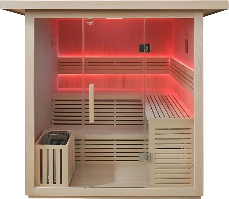 BPS-koupelny Finská zahradní sauna  180x180, 4-6 osoby