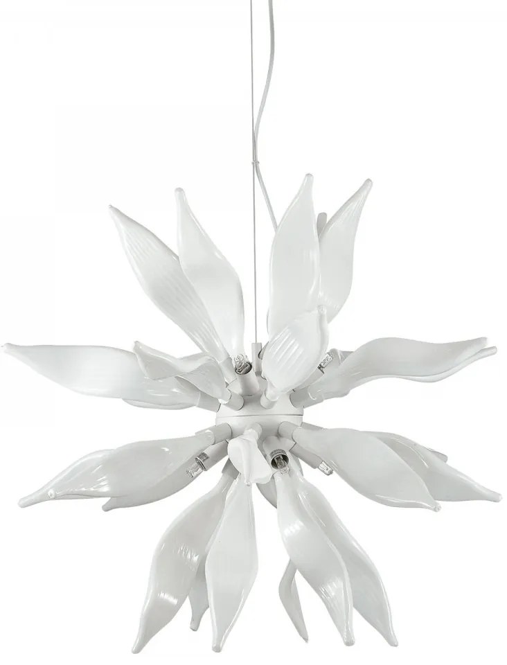 Ideal Lux 111957 lustr Leaves Bianco 8x40W|G9