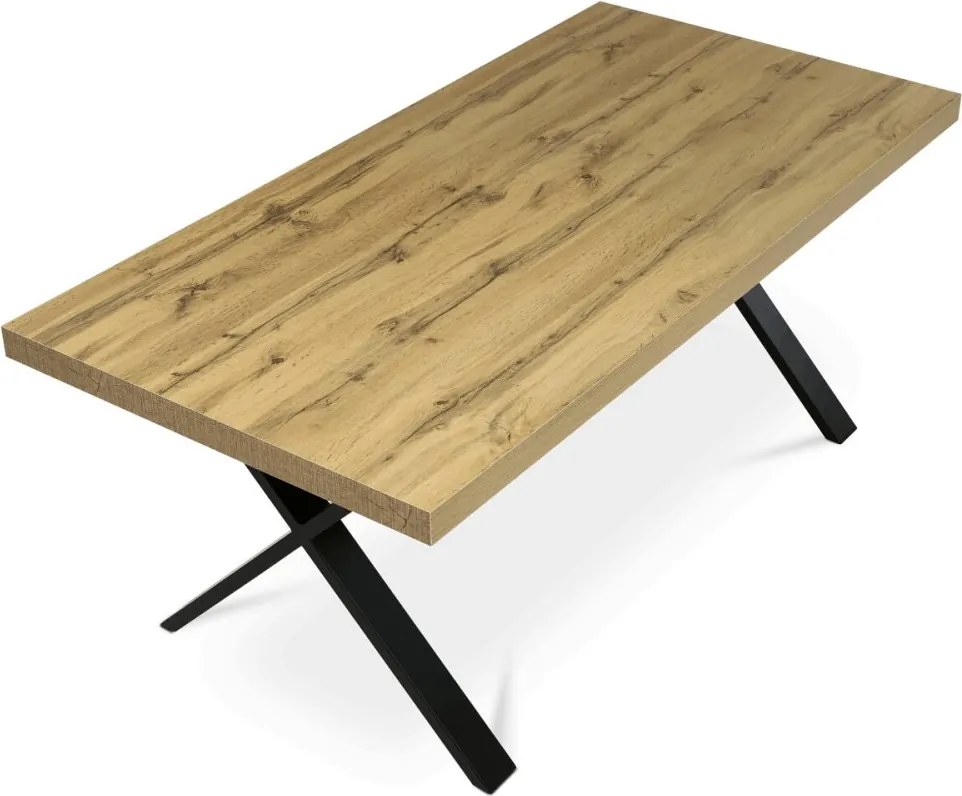 Jídelní stůl HT-R5316 OAK, lamino, dub (180 x 90) cm