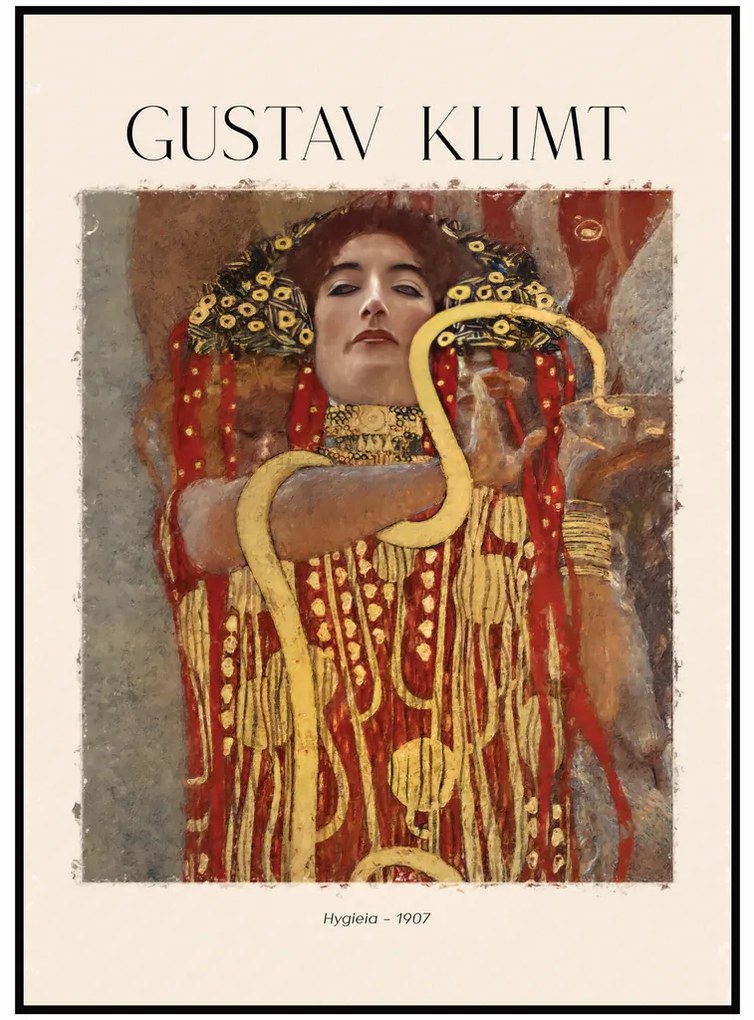 Gustav Klimt - Hygieia A4 (21 x 29,7 cm)