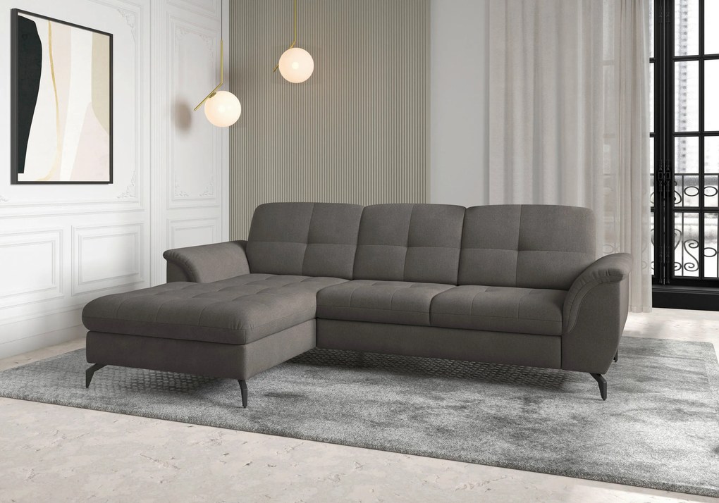 XXXLutz ROHOVÁ SEDAČKA, textil, barvy grafitu Sit & More - Sedací soupravy - 000144013348