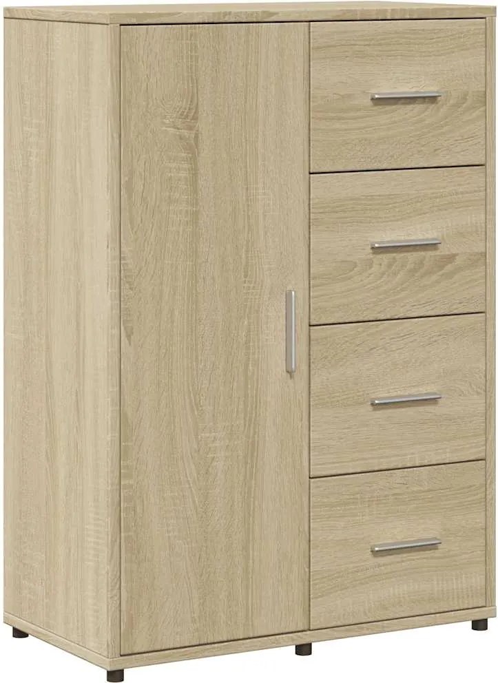 Příborníky 2 ks dub sonoma 60 x 31 x 84 cm kompozitní dřevo 3276590